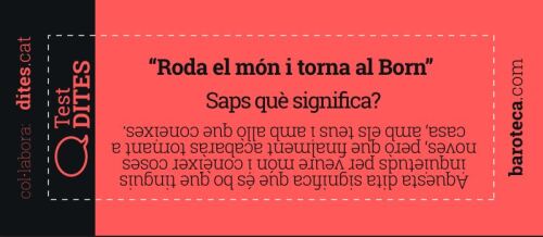Roda el món i torna al Born | PCCD