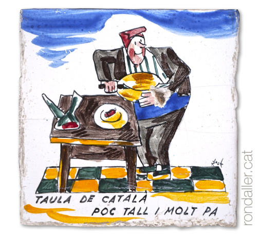 Taula de català, poc tall i molt pa | PCCD
