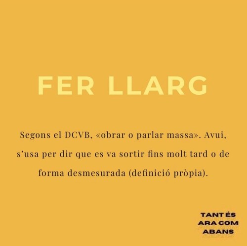 Fer llarg | PCCD