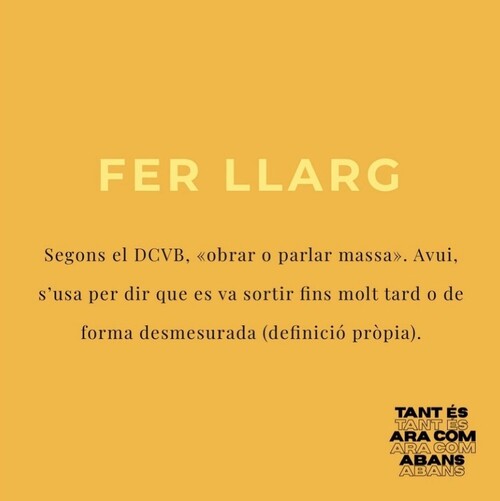 Fer llarg | PCCD