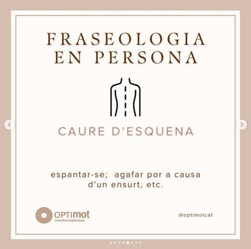 Caure d'esquena | PCCD