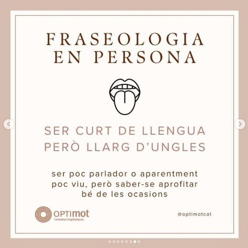 Curt de llengua i llarg d'ungles | PCCD