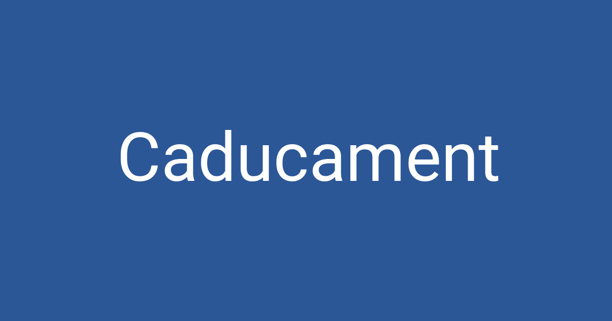 Caducament | PCCD