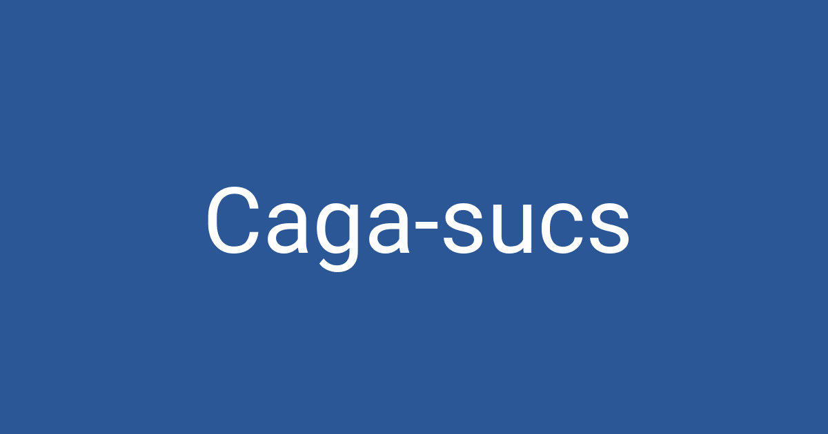 Caga-sucs | PCCD