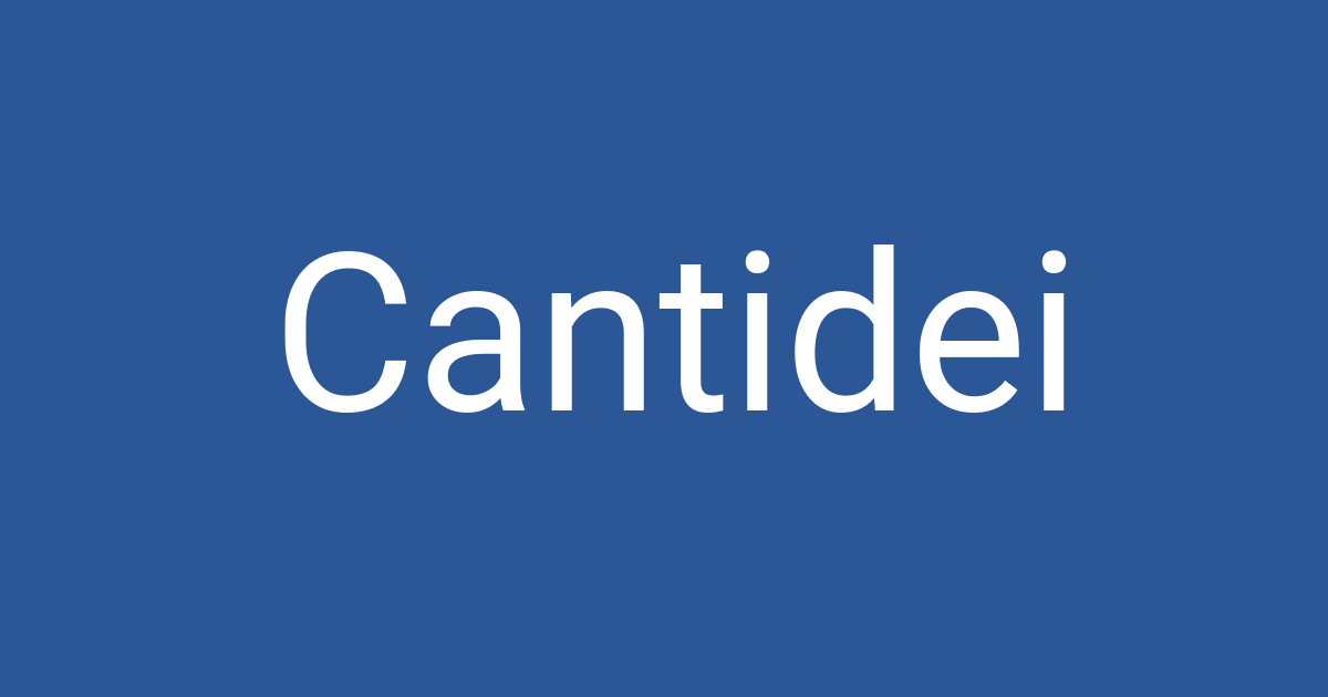 Cantidei - PCCD