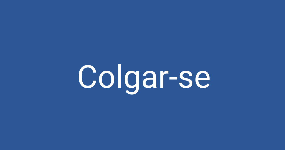 Colgar-se | PCCD