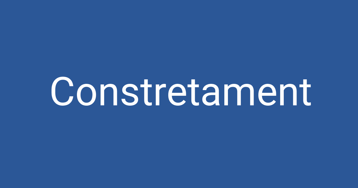 Constretament | PCCD