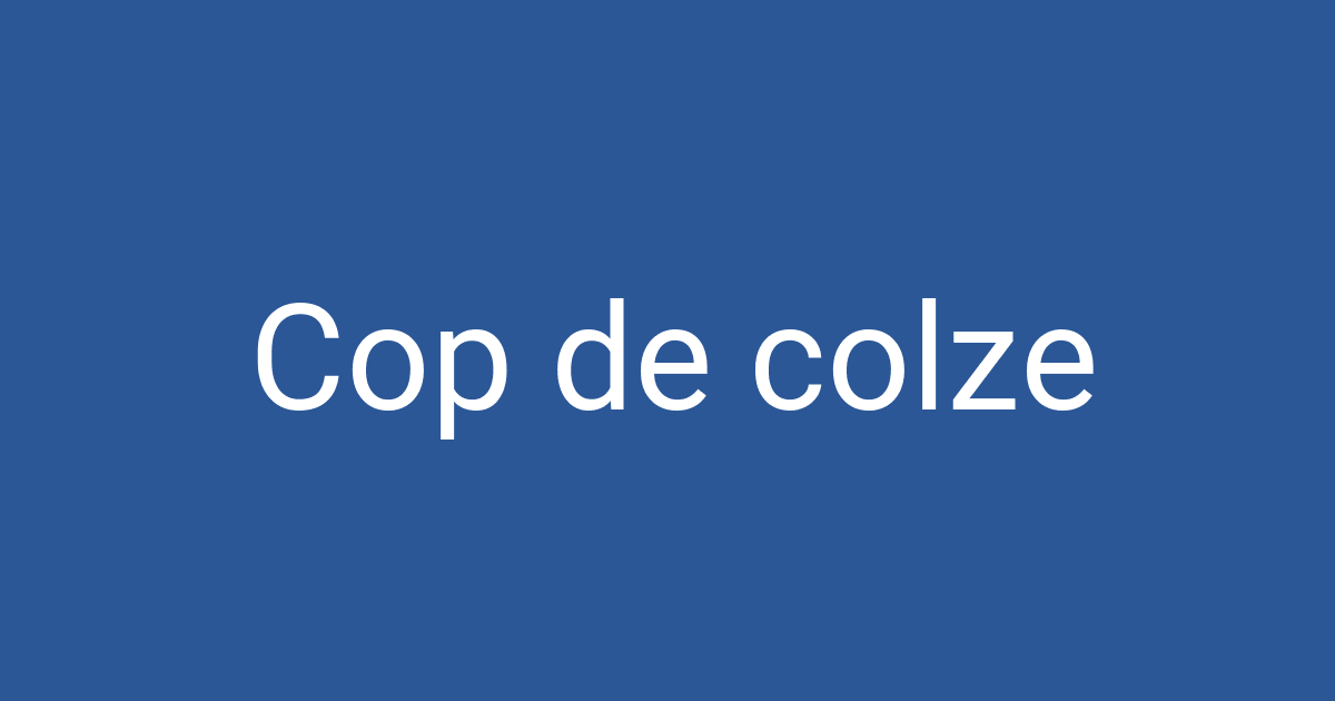 Cop de colze | PCCD