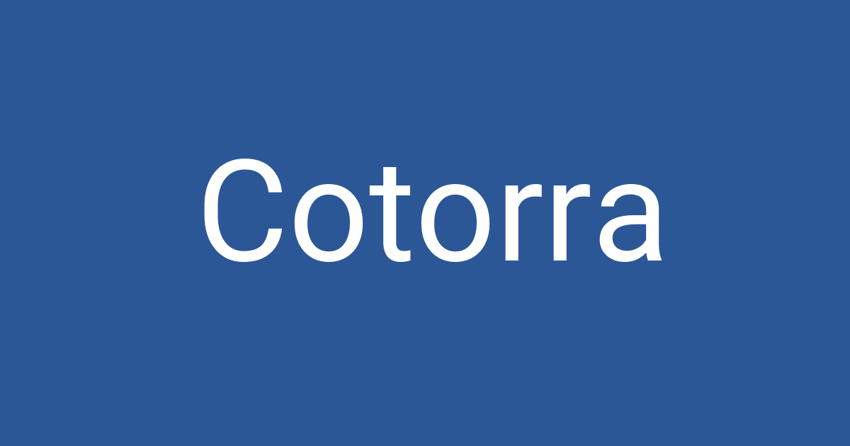 Cotorra | PCCD