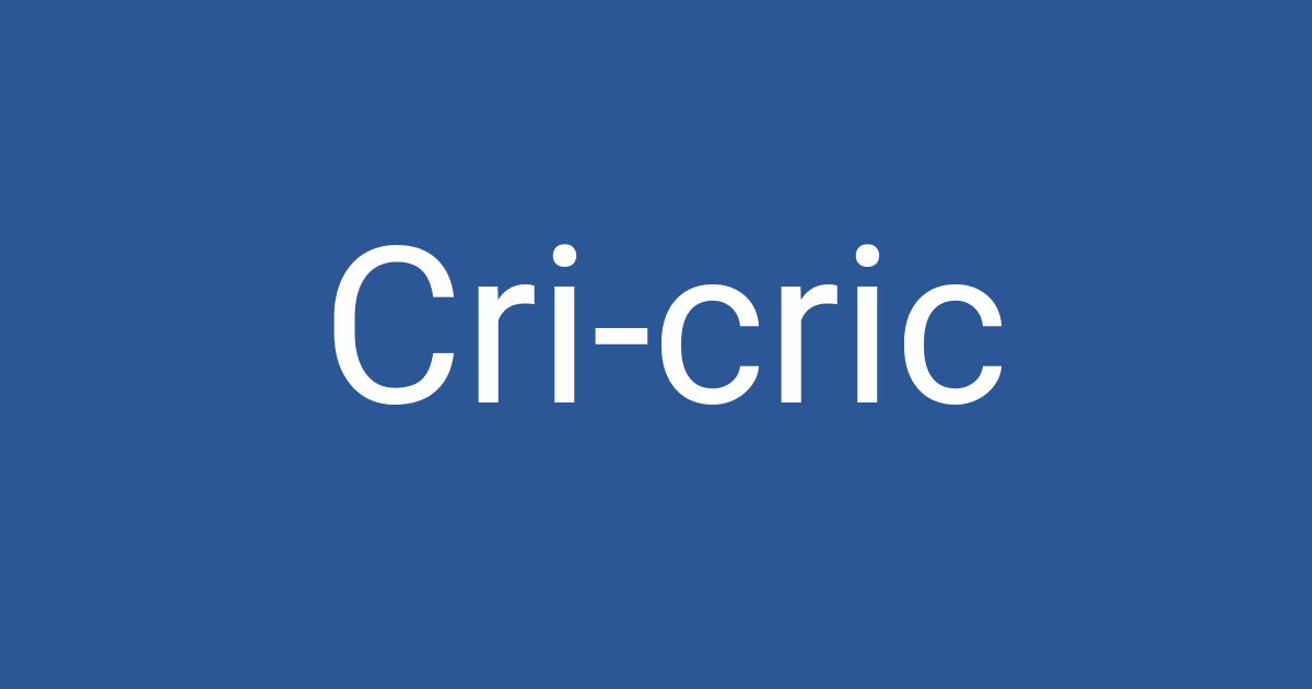 Cri-cric | PCCD