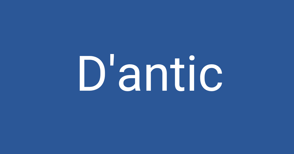 D'antic | PCCD