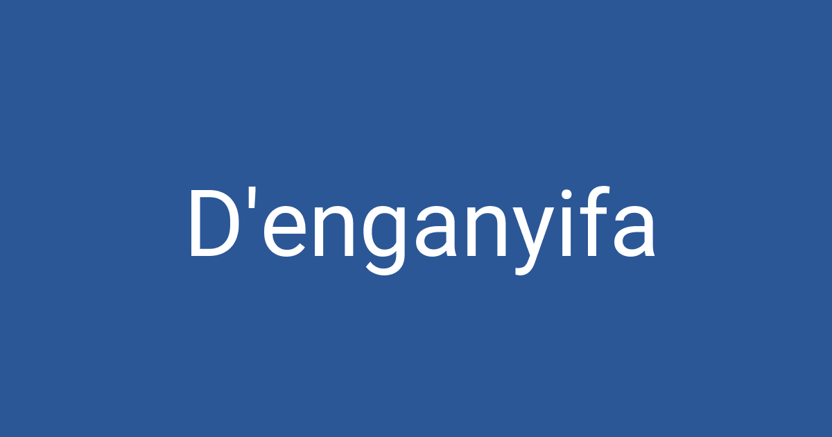 D'enganyifa | PCCD