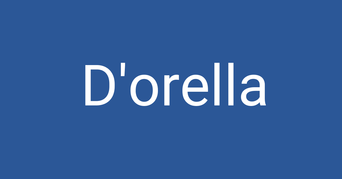 D'orella | PCCD