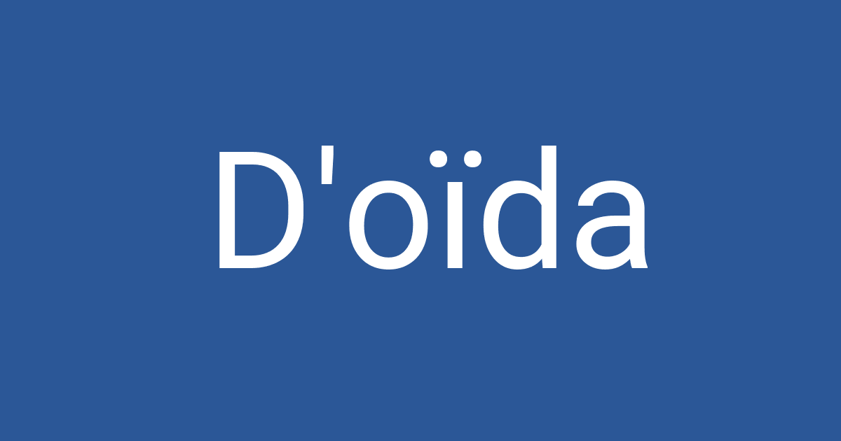 D'oïda | PCCD