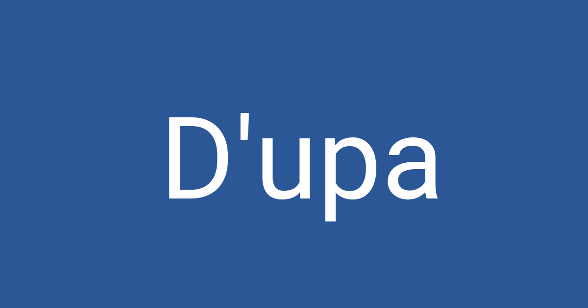 D'upa | PCCD