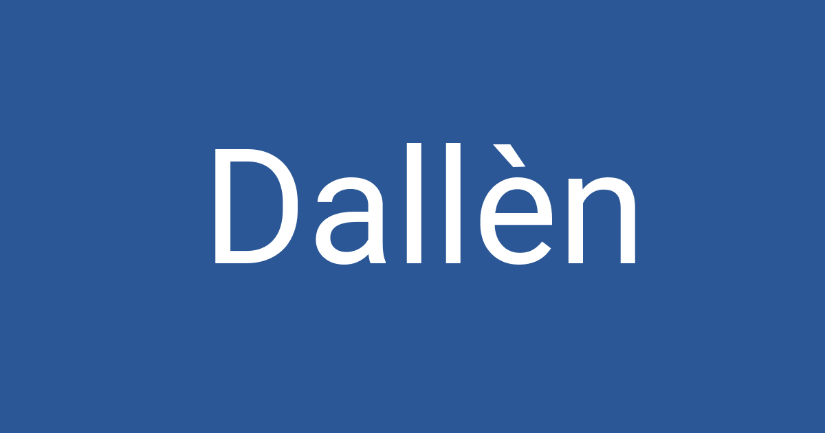 Dallèn | PCCD