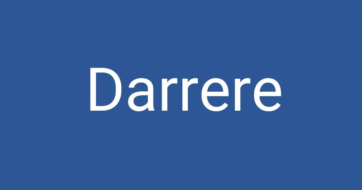 Darrere | PCCD