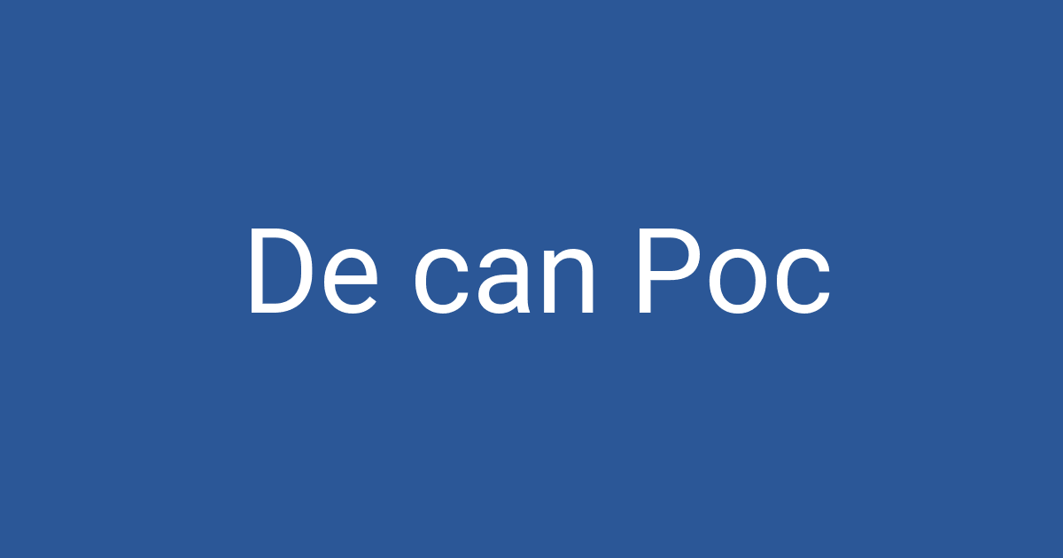 De can Poc | PCCD