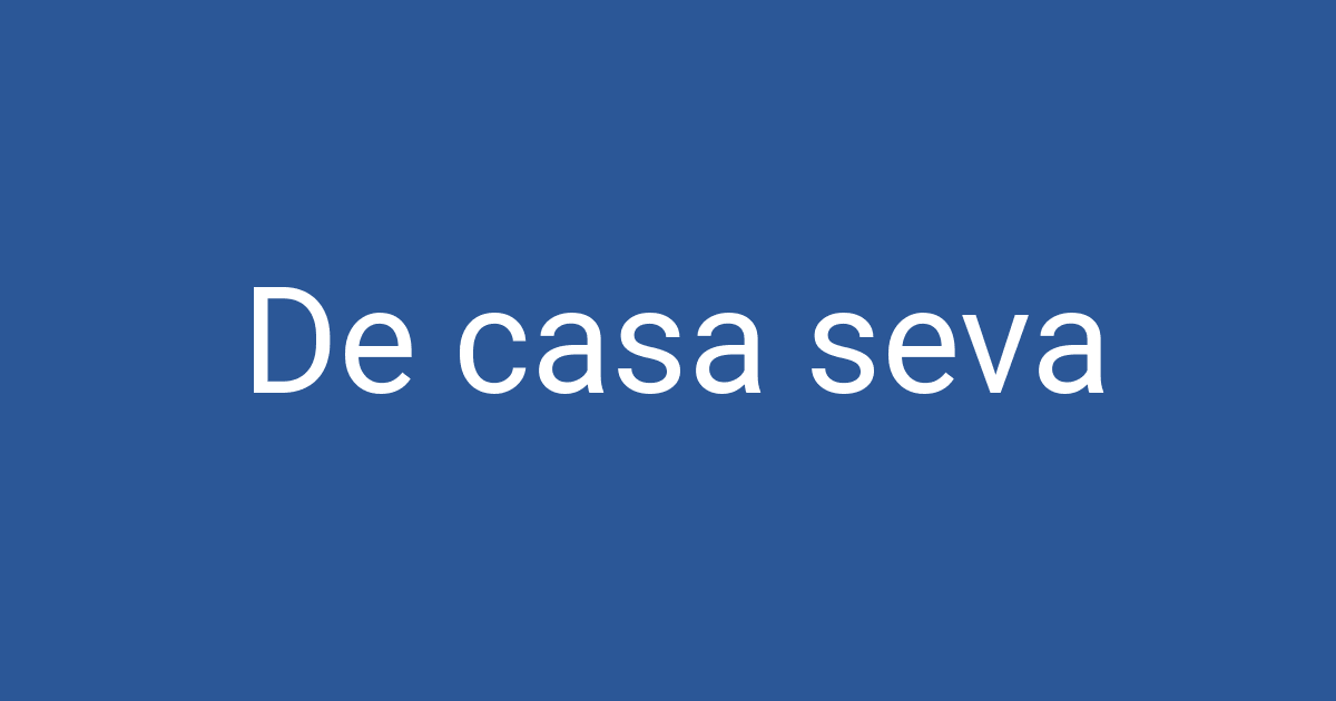 De casa seva | PCCD