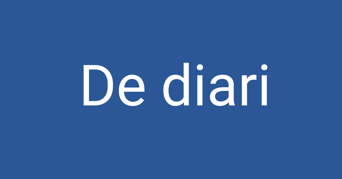 De diari | PCCD