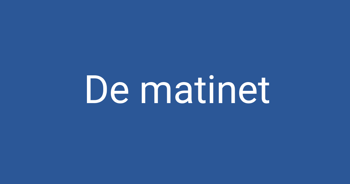 De matinet | PCCD