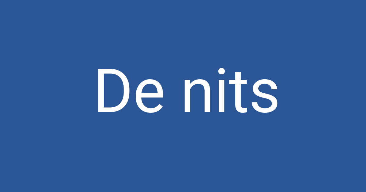 De nits | PCCD