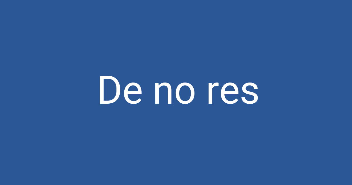 De no res | PCCD