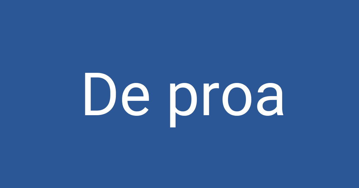 De proa | PCCD