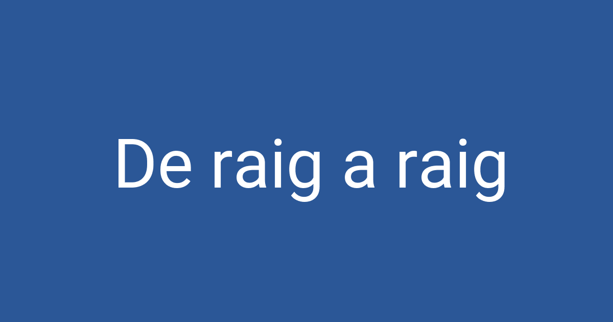 De raig a raig | PCCD