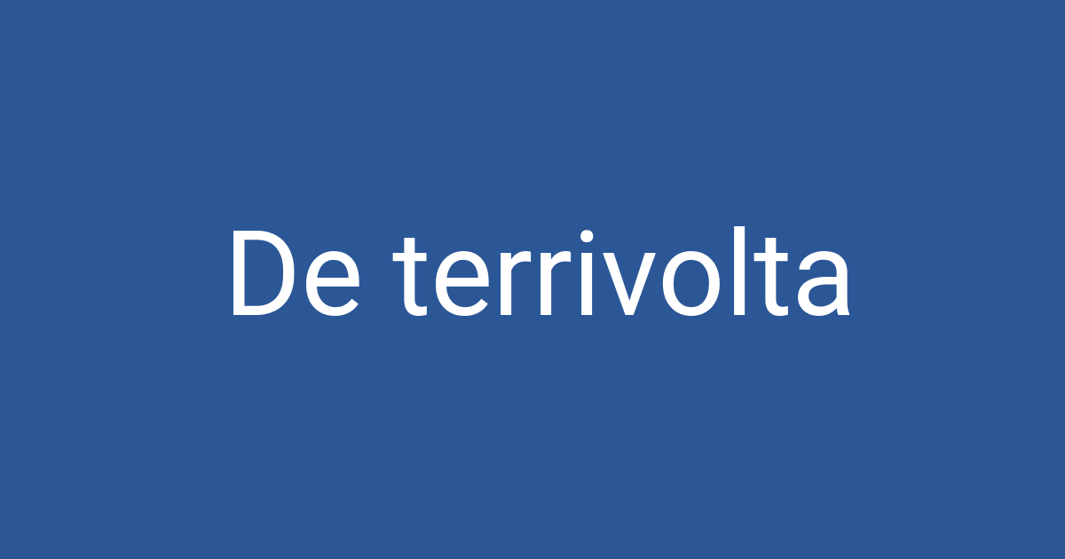De terrivolta | PCCD