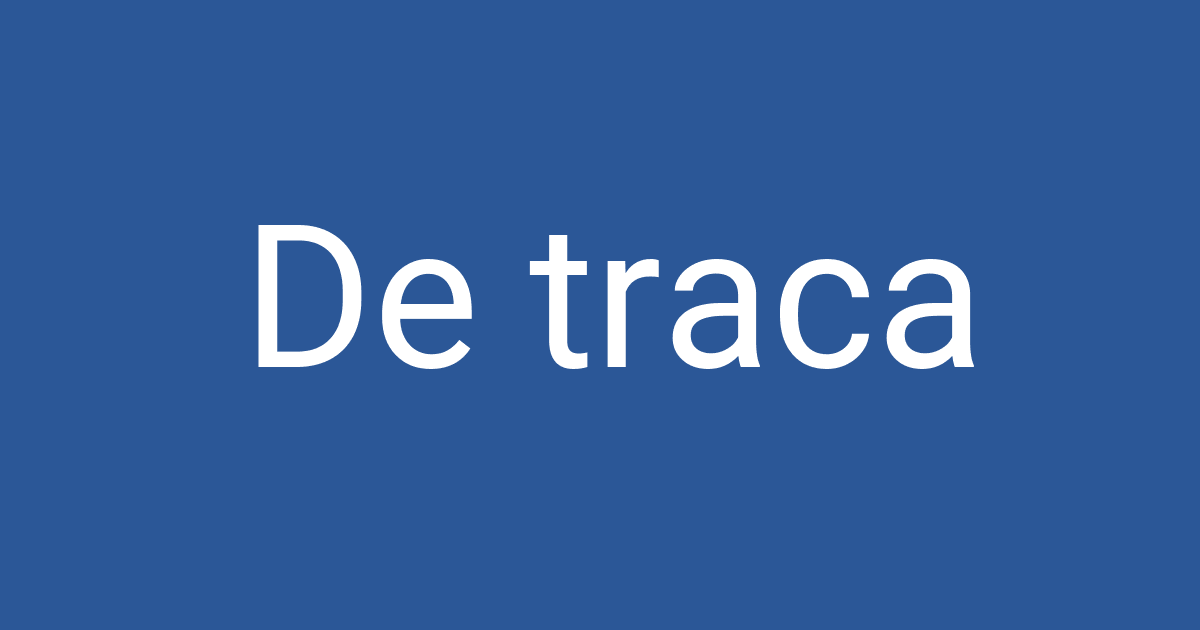 De traca | PCCD