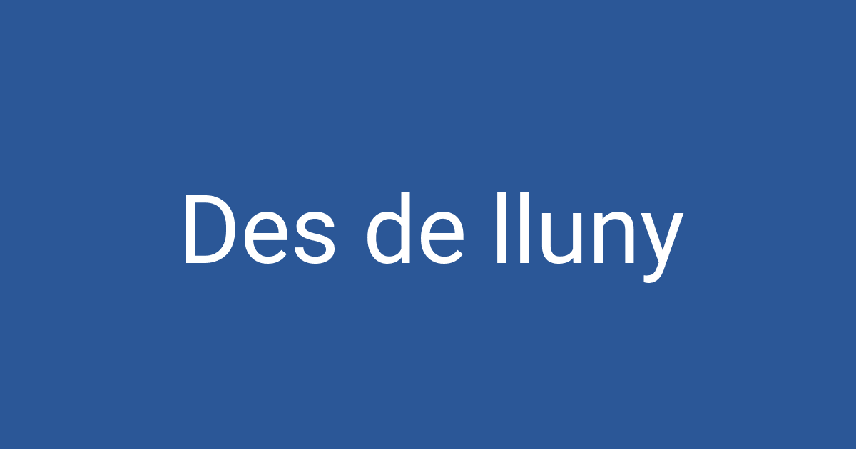 Des de lluny | PCCD