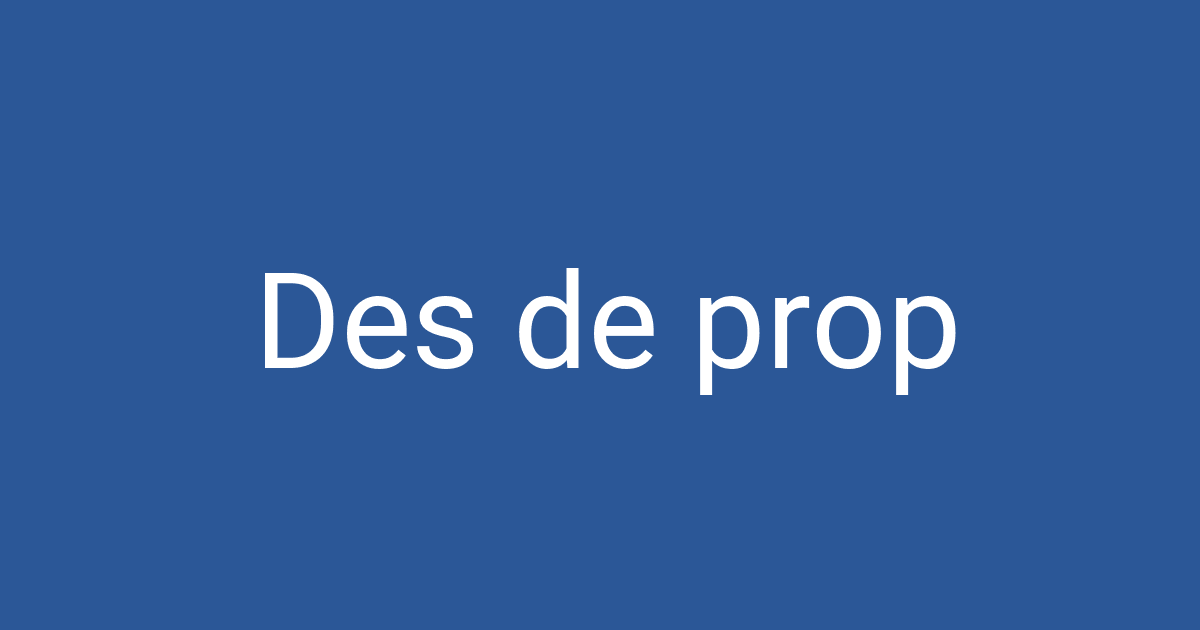 Des de prop | PCCD