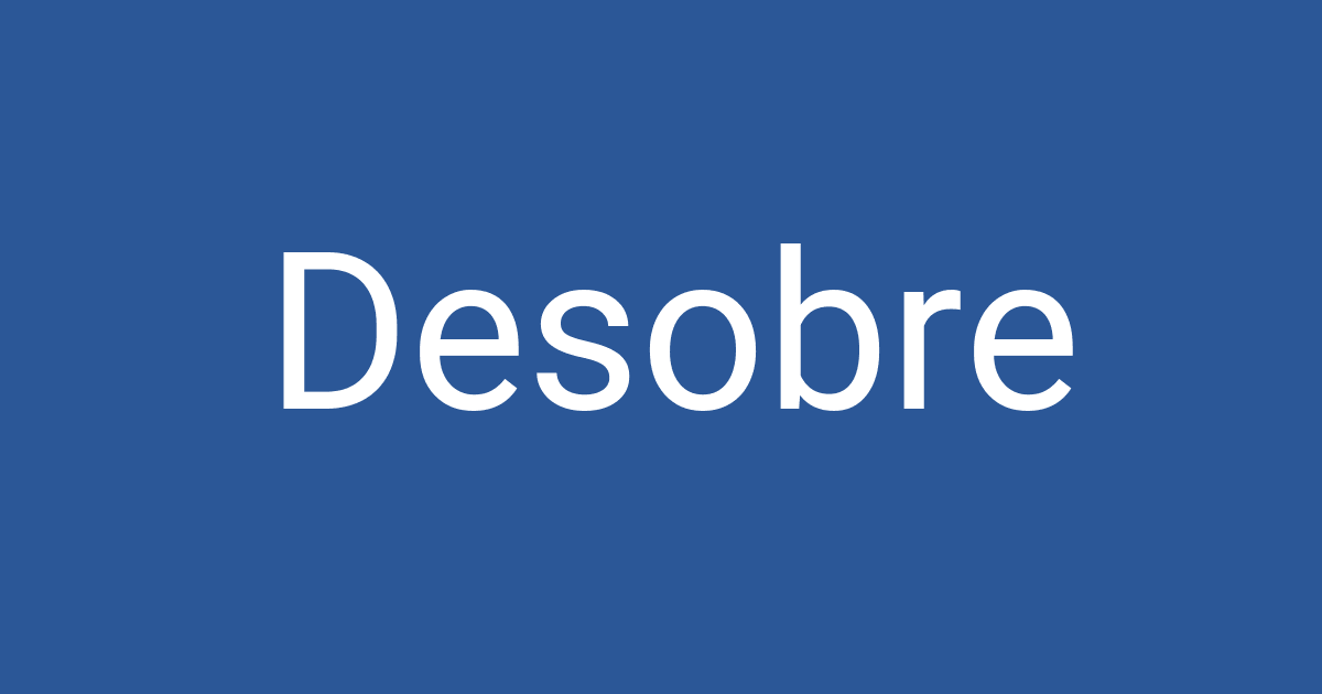 Desobre | PCCD