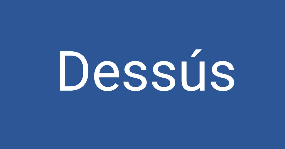 Dessús | PCCD
