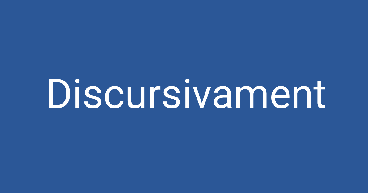 Discursivament | PCCD