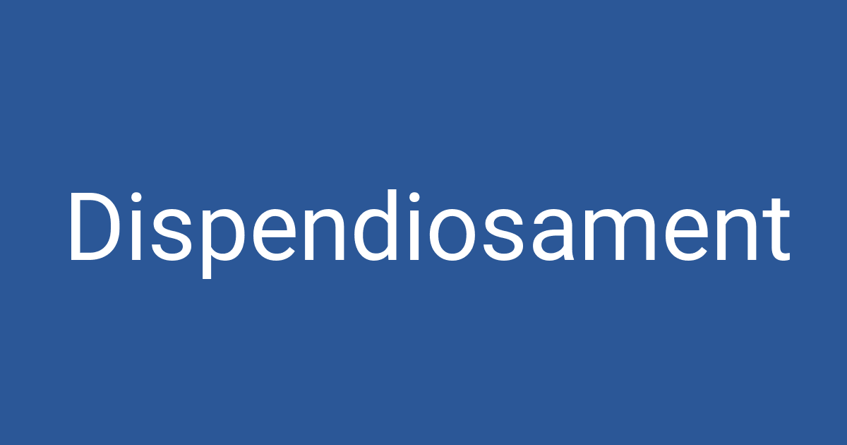 Dispendiosament | PCCD
