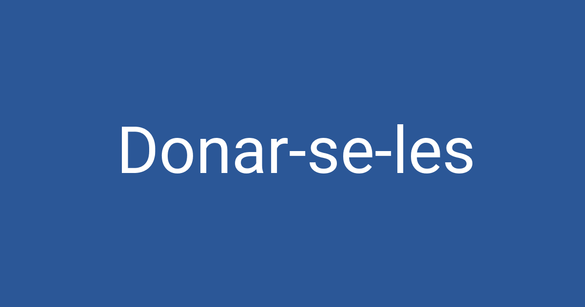 Donar-se-les | PCCD