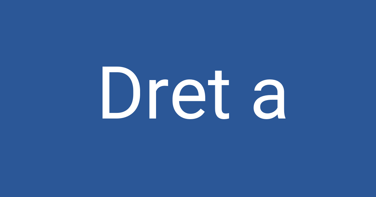Dret a | PCCD