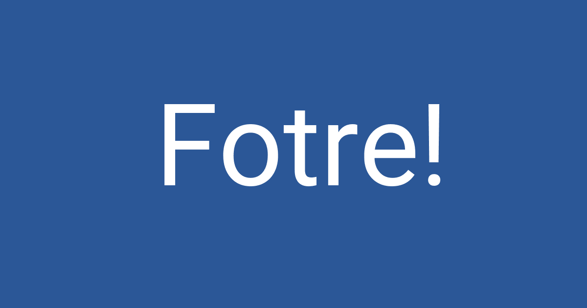 Fotre! | PCCD