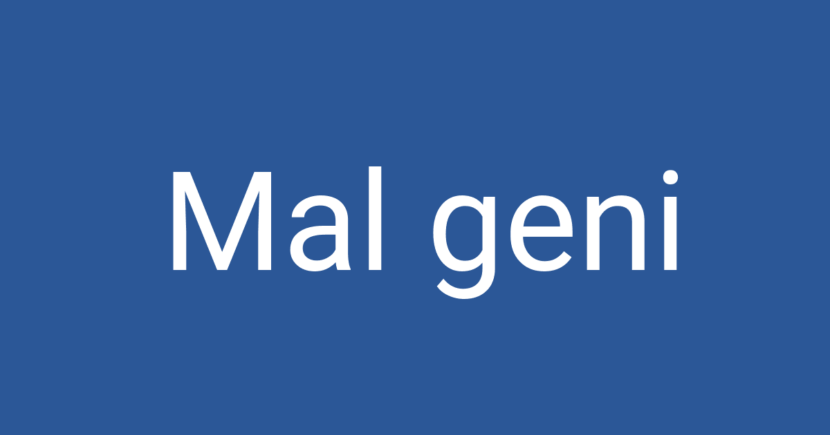 Mal geni | PCCD