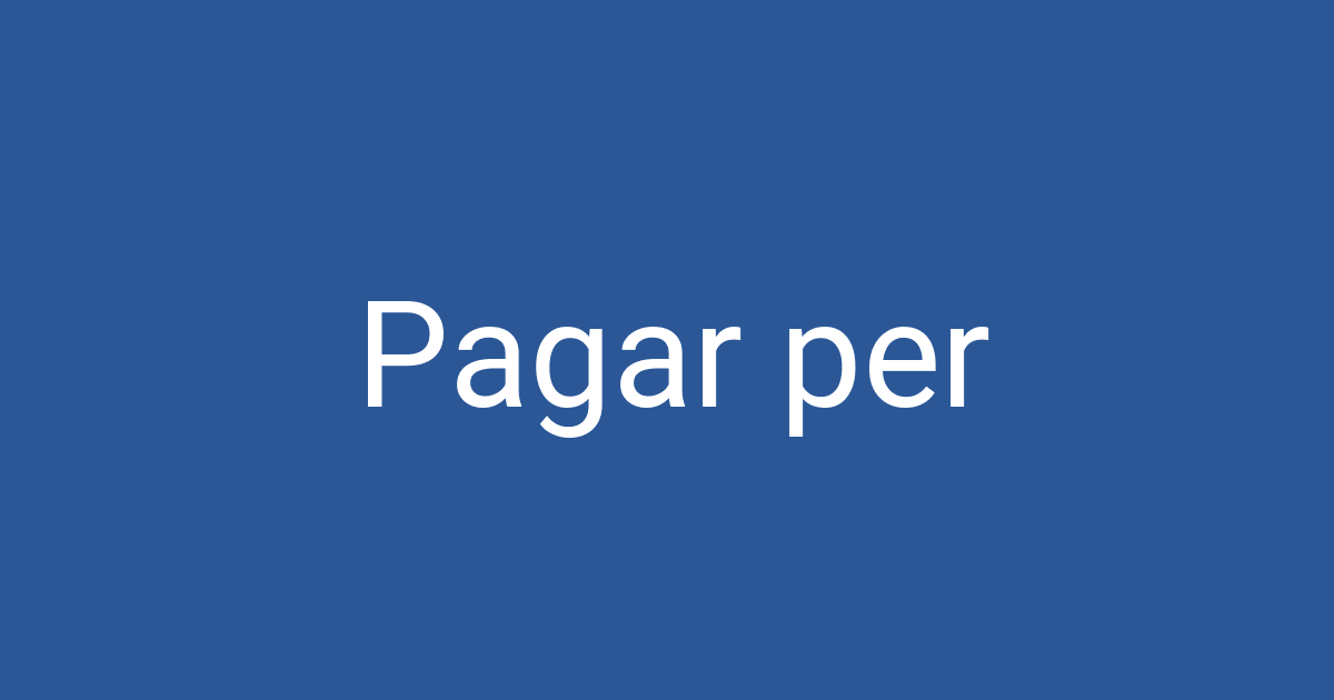 Pagar per | PCCD