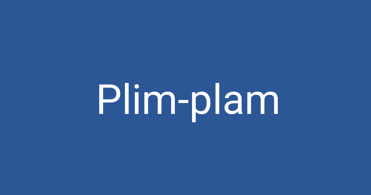 Plim-plam | PCCD