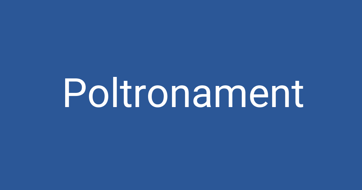 Poltronament | PCCD