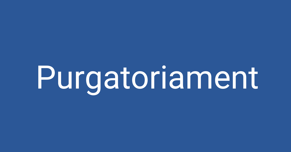 Purgatoriament | PCCD