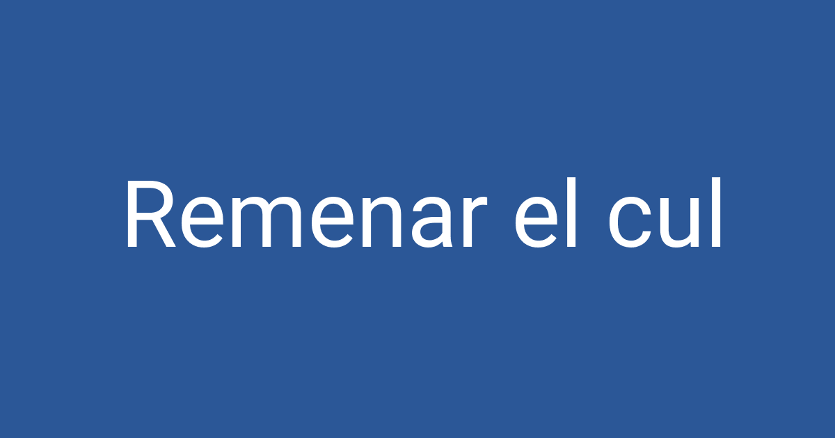 Remenar el cul | PCCD