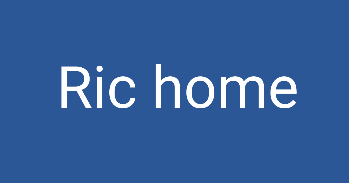 Ric home | PCCD