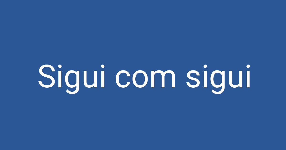 Sigui com sigui | PCCD