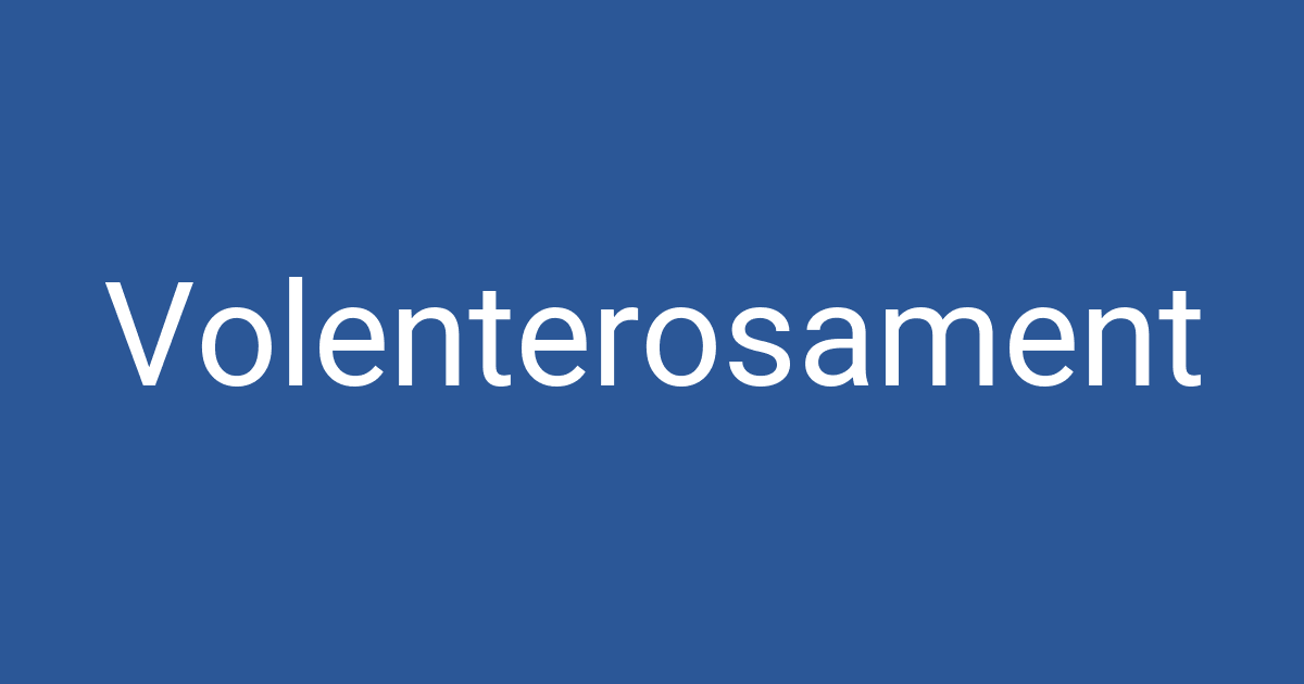 Volenterosament | PCCD